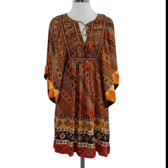 Anthropologie | Dresses | Tanvi Kedla For Anthropologie Boho Dress S ...